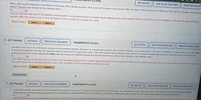 Solved yearlv? (hisund your amaer to the nearest cent) x | Chegg.com