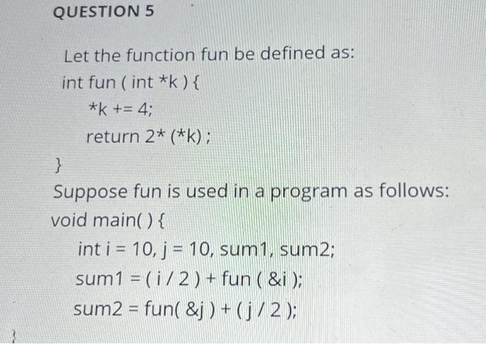 What are the values of sum1 and sum2 if the operands | Chegg.com
