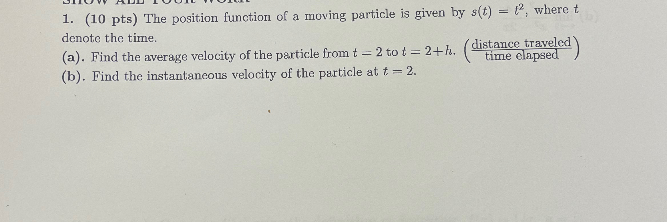 Solved The position function of a moving particle is given | Chegg.com