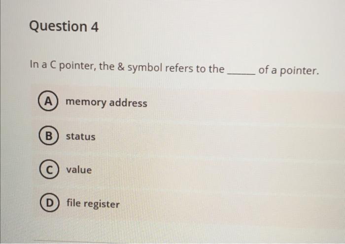Solved Which of the following statements is correct? char | Chegg.com