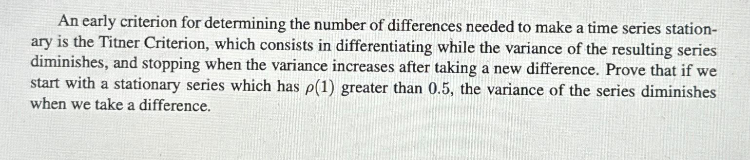 Solved An early criterion for determining the number of | Chegg.com