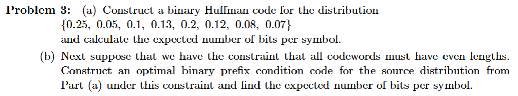 Solved Problem 3 A construct A Binary Huffman Code For 6333
