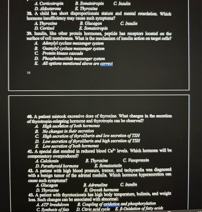 Solved medical biology - bio chemistry questiknswrite 1 or 2 | Chegg.com