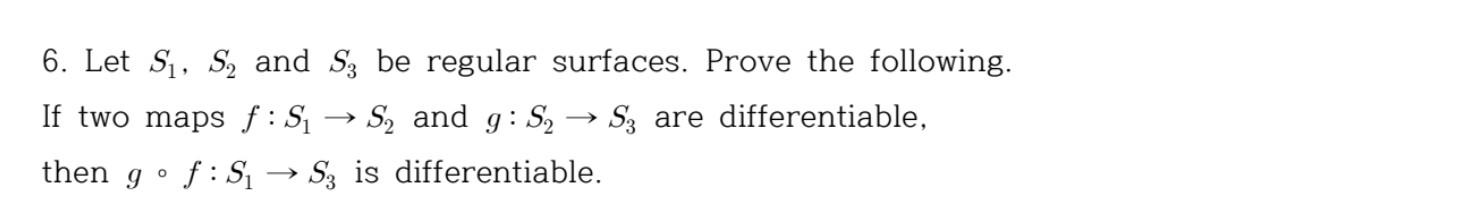 Solved 6. Let S1,S2 and S3 be regular surfaces. Prove the | Chegg.com