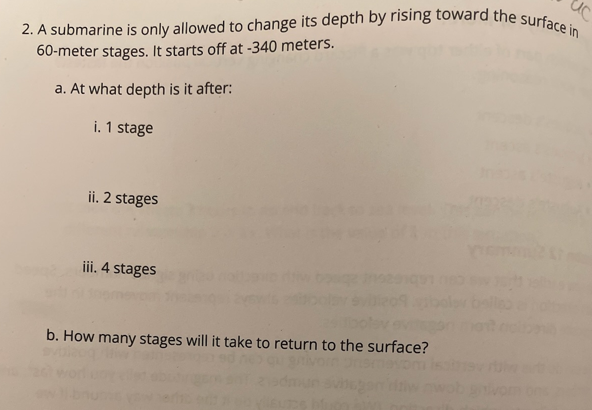 Solved A submarine is only allowed to change its depth by | Chegg.com