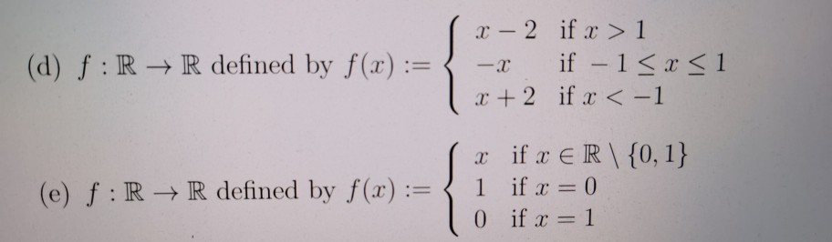 Solved Prove or disprove surjective and injective. If both, | Chegg.com