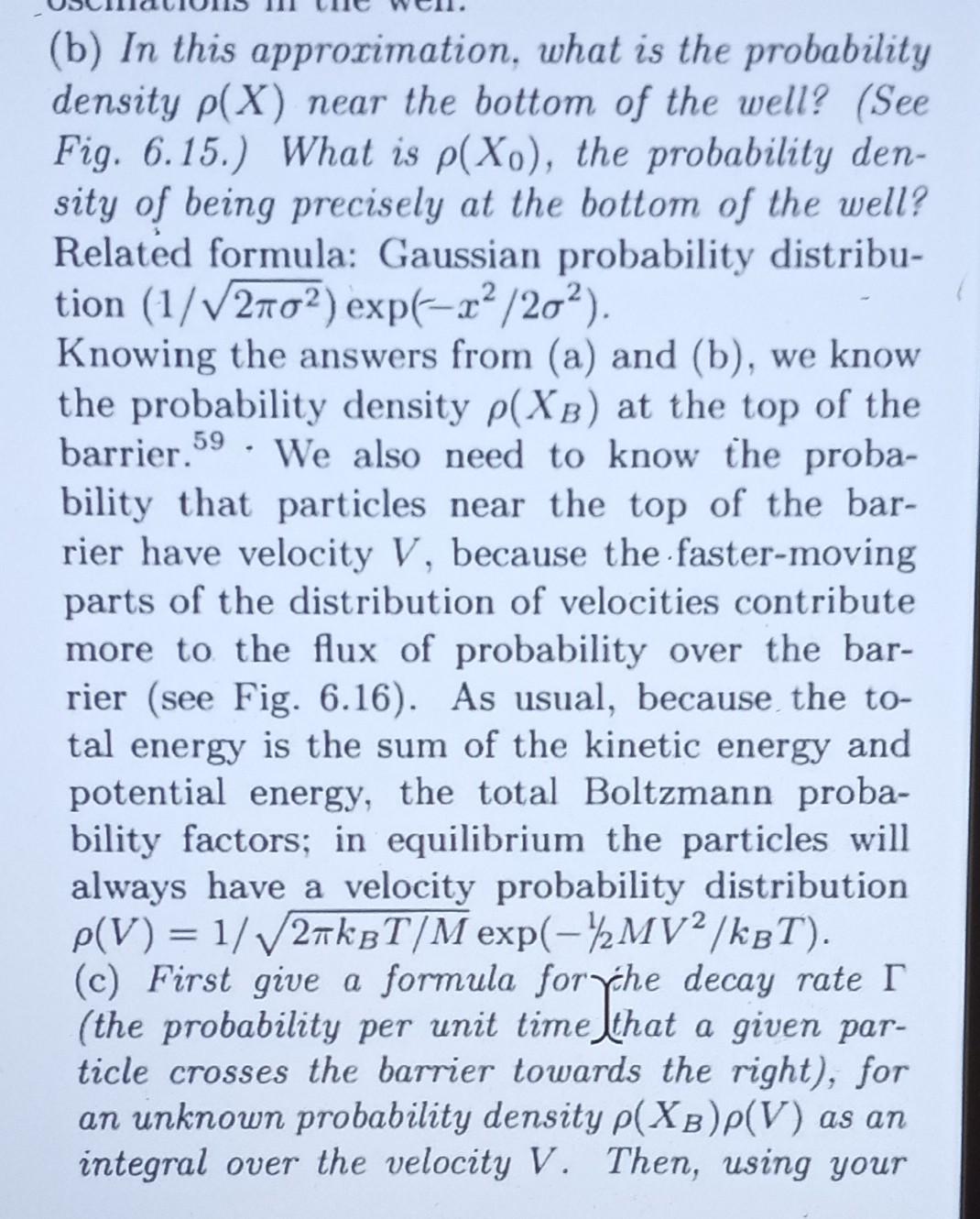 Solved How would I answer a Statistical Mechanics problem | Chegg.com