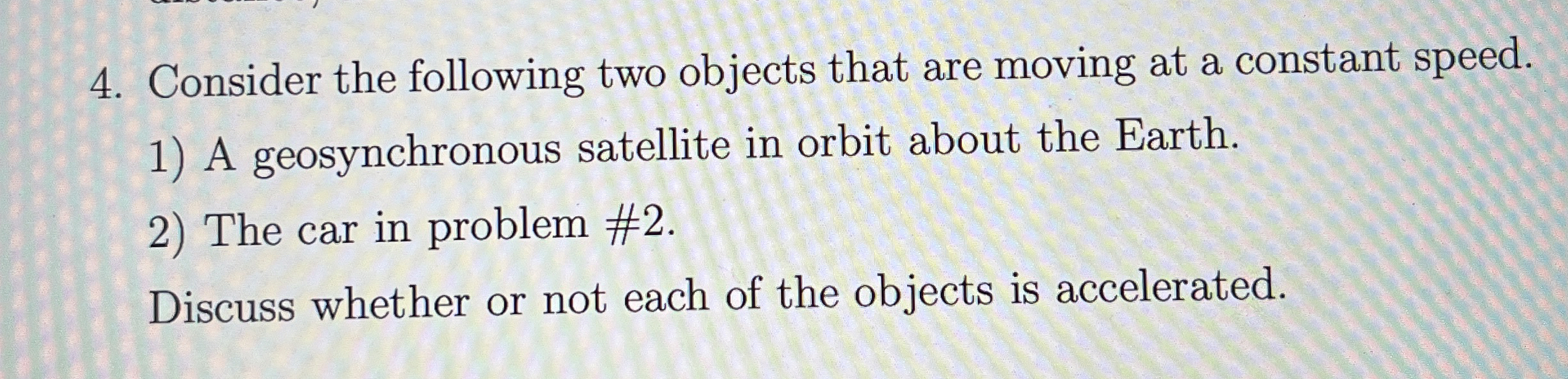 Solved Consider the following two objects that are moving at | Chegg.com
