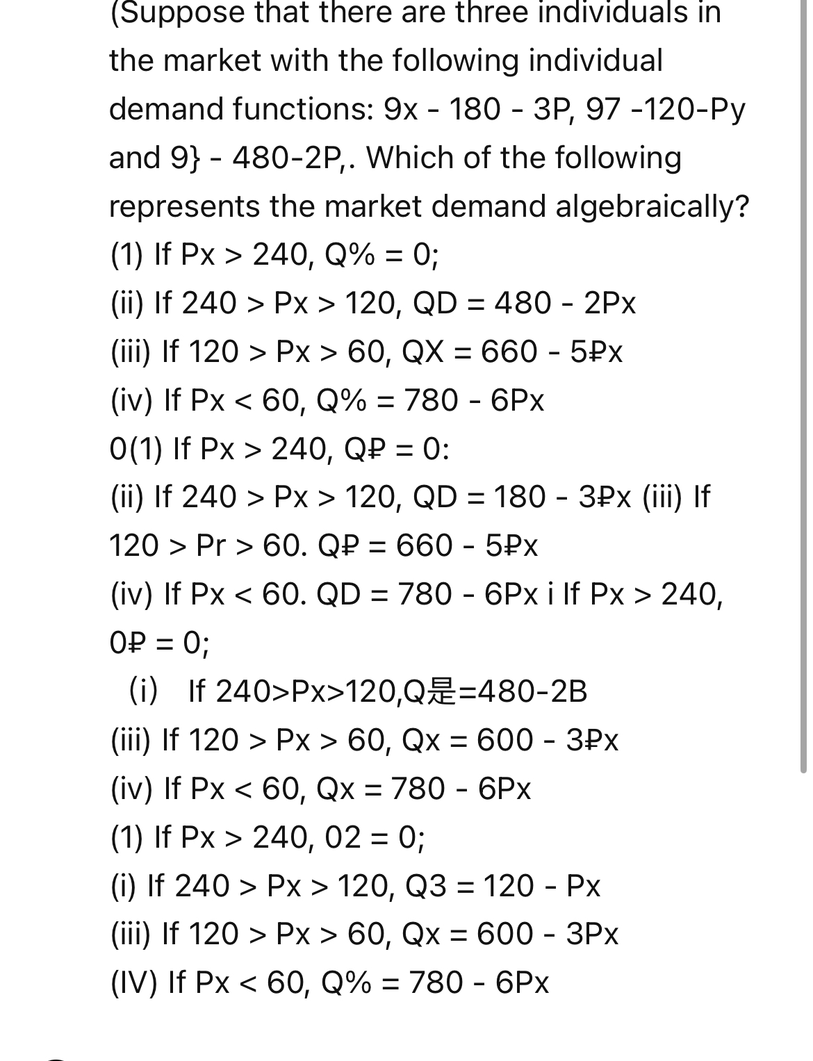 Solved (Suppose that there are three individuals in the | Chegg.com