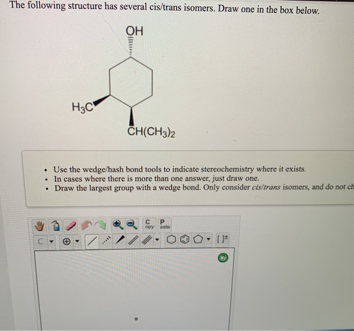 Solved The Following Structure Has Several Cis Trans