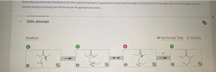 Solved Draw the curved arrow mechanism for the reaction | Chegg.com