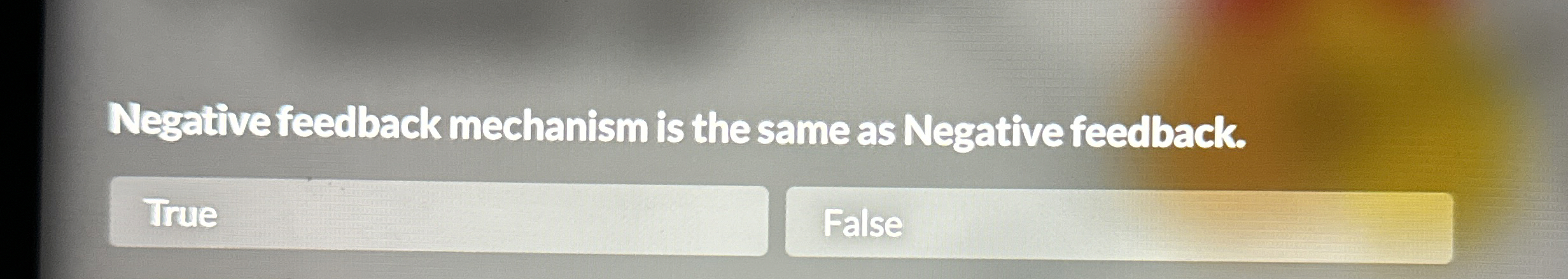 Solved Negative feedback mechanism is the same as Negative | Chegg.com