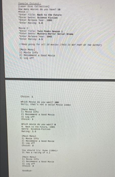 Solved Assignment 8A: Rare Collection. We can make arrays of | Chegg.com