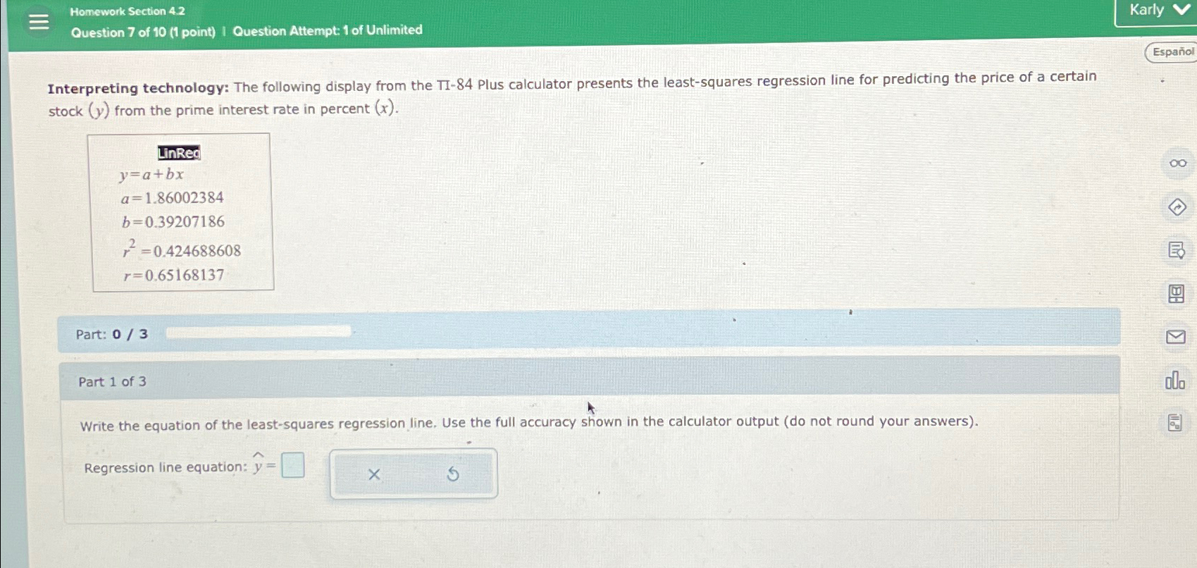 Solved Homework Section 42karlyquestion 7 ﻿of 10 1 ﻿point