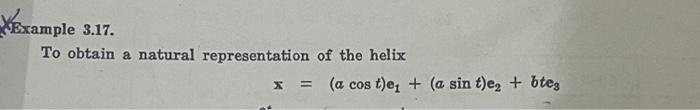 Solved Example 3.17. To obtain a natural representation of | Chegg.com