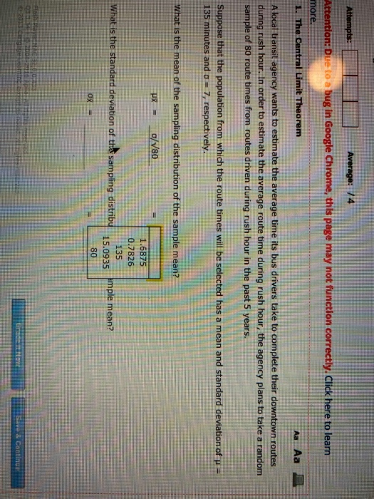 Solved Attempts: Average: 74 Attention: Due to a bug in | Chegg.com