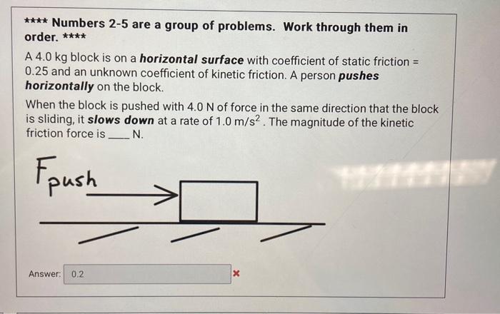 Solved Numbers 2-5 are a group of problems. Work through | Chegg.com