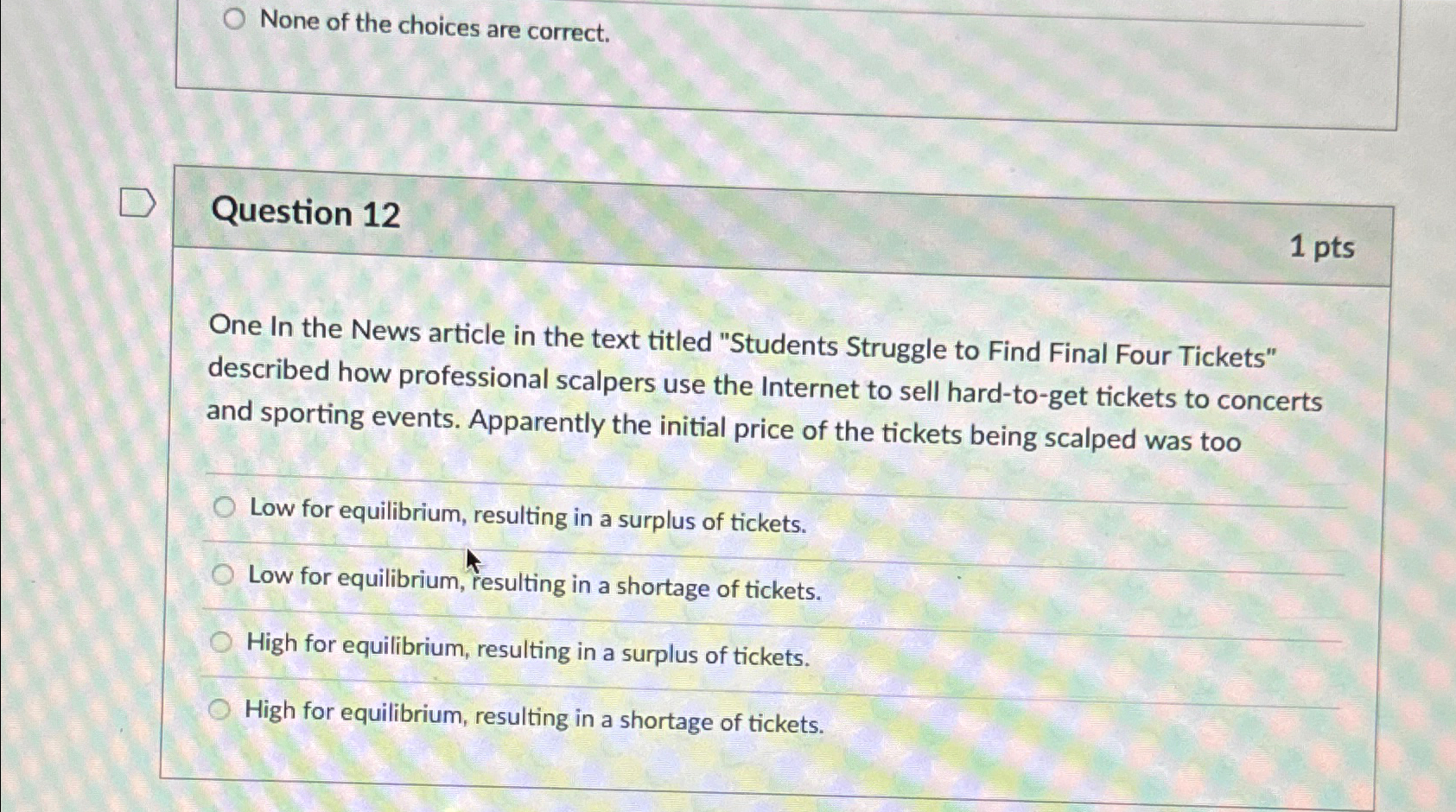 Solved None of the choices are correct.\\nQuestion | Chegg.com