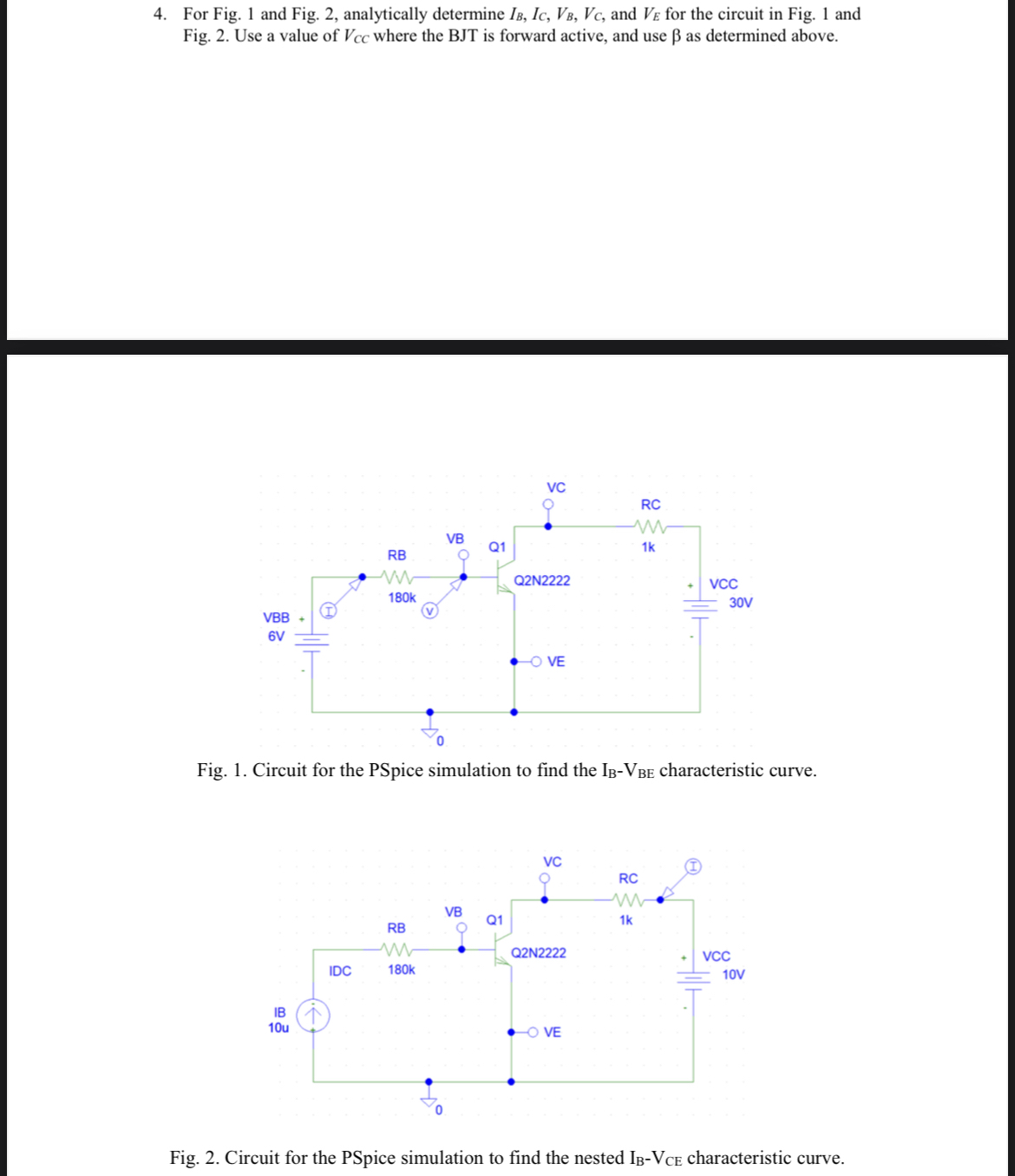 Solved For Fig. 1 ﻿and Fig. 2, ﻿analytically determine | Chegg.com