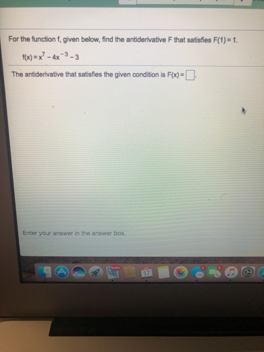 Solved For the function f, given below, find the | Chegg.com