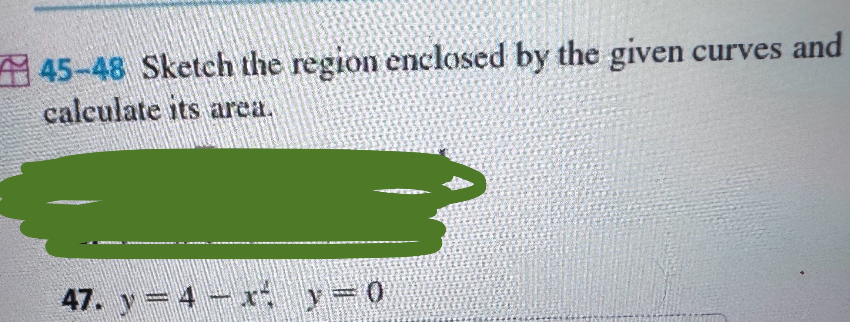 45-48 ﻿Sketch the region enclosed by the given curves | Chegg.com