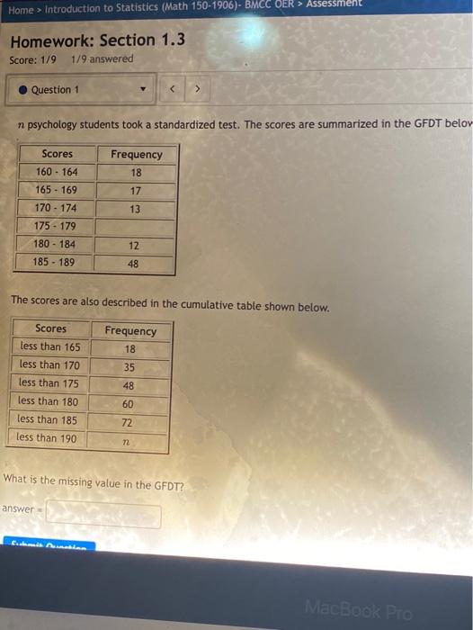 Solved Home > Introduction to Statistics (Math 150-1906)- | Chegg.com