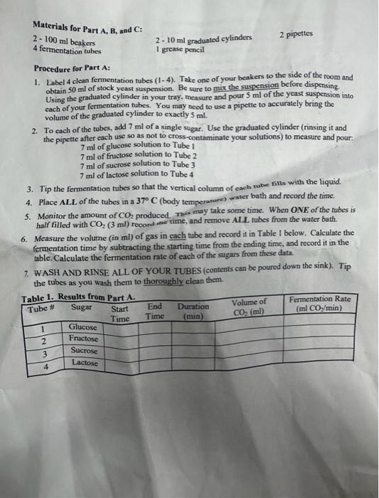 Solved Please fill out table 1 and then answer the following | Chegg.com