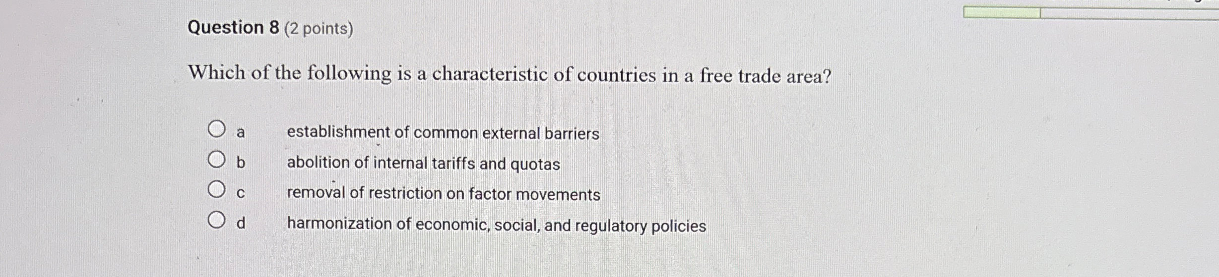 Solved Question 8 (2 ﻿points)Which of the following is a | Chegg.com