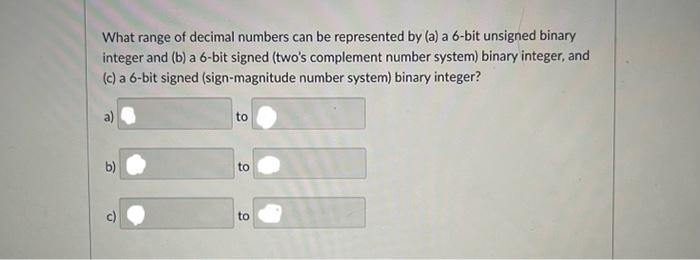 Solved Determine the decimal value represented by the 8-bit | Chegg.com