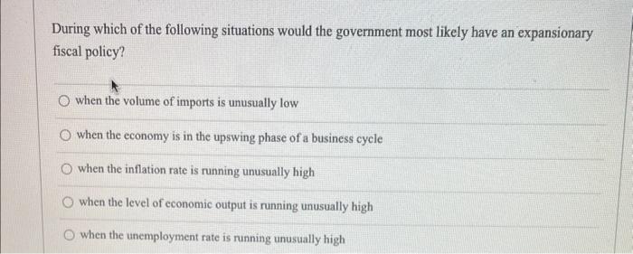 Solved Contractionary monetary policy occurs when the | Chegg.com