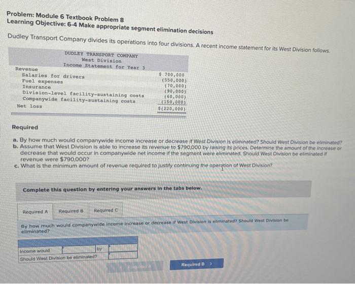 Solved Problem: Module 6 Textbook Problem 8 Learning | Chegg.com