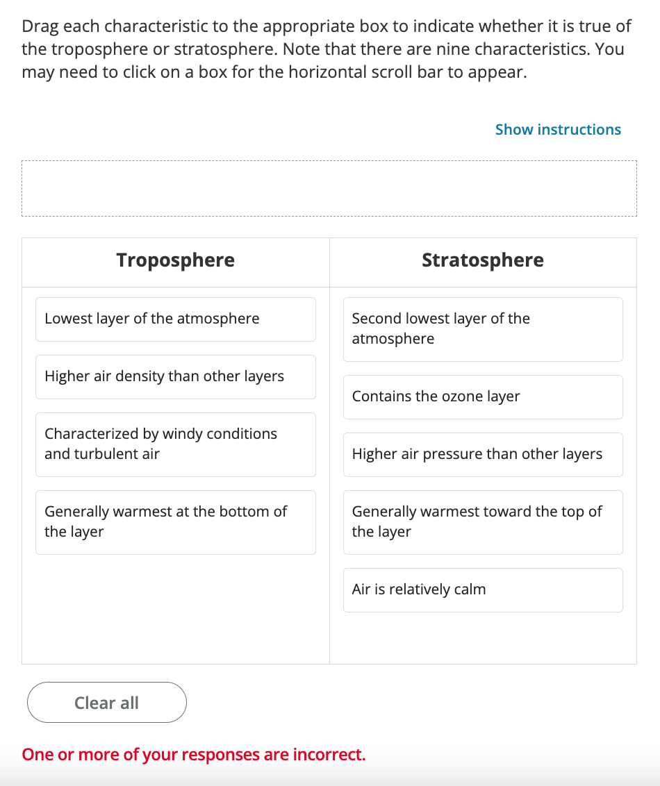 Solved Drag each characteristic to the appropriate box to | Chegg.com