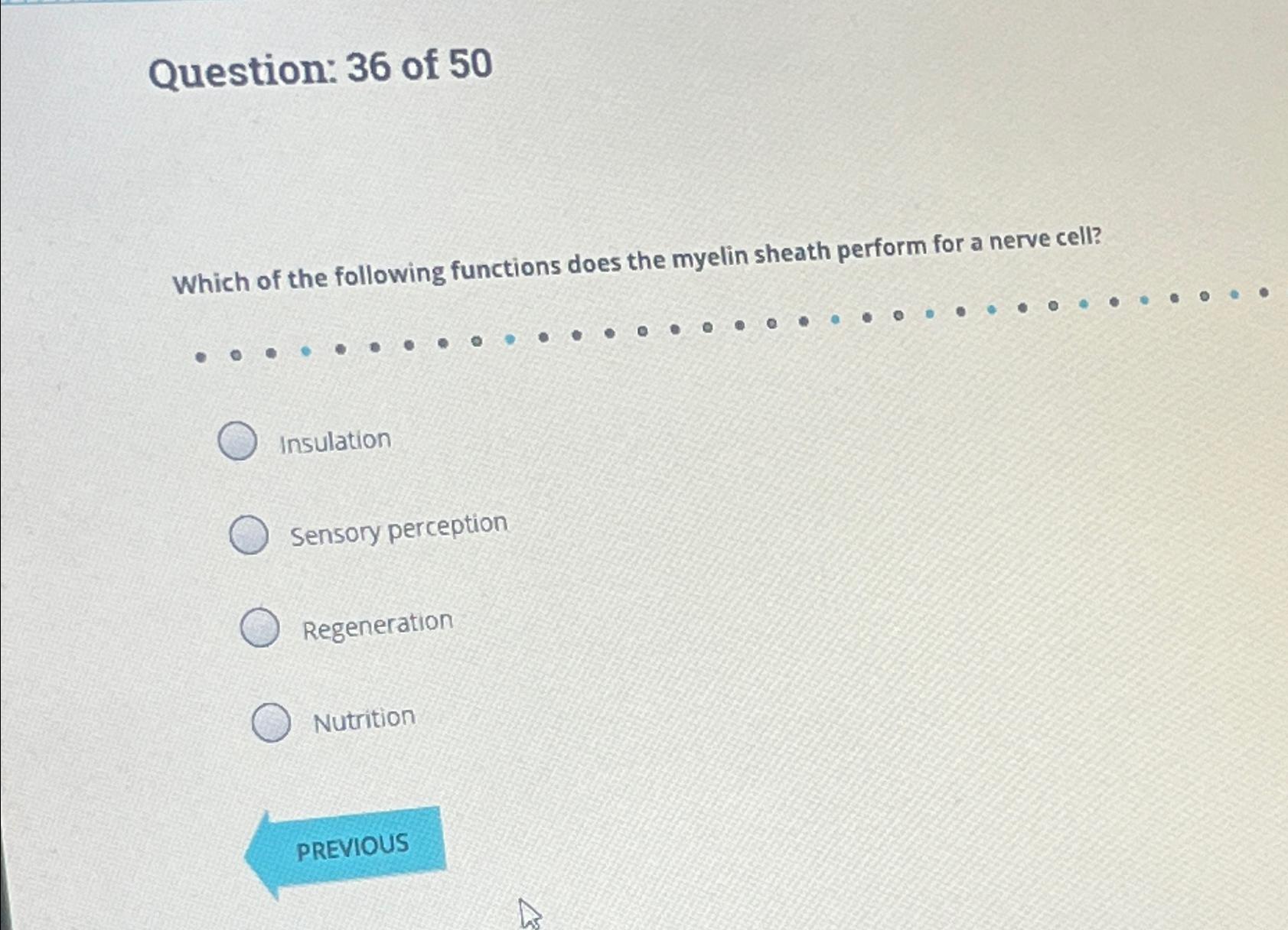 Solved Question: 36 ﻿of 50Which of the following functions | Chegg.com