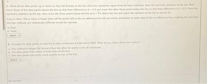 Conceptual Overview: Explore how the values of the | Chegg.com