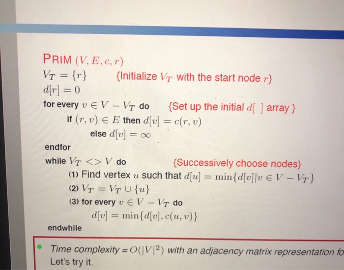 Solved write flowchart for this algorithm:is kruskal | Chegg.com