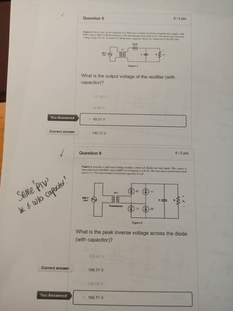 Solved Question 10 012 pts What the minimum input voltage | Chegg.com