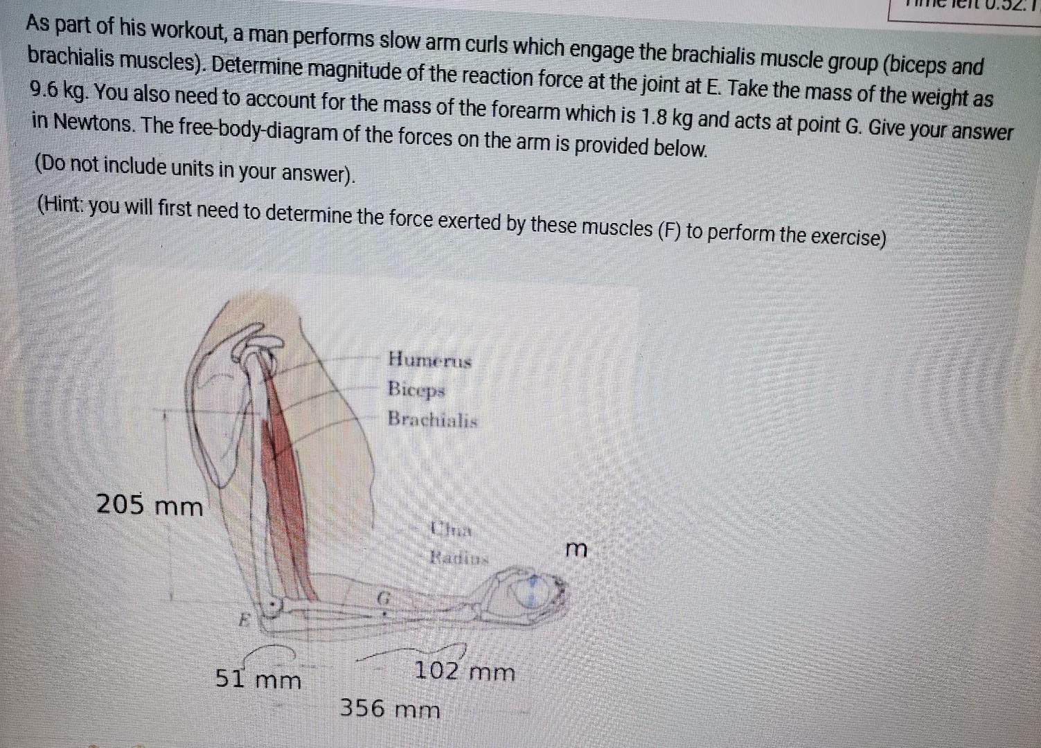 [Solved]: As part of his workout, a man performs sl