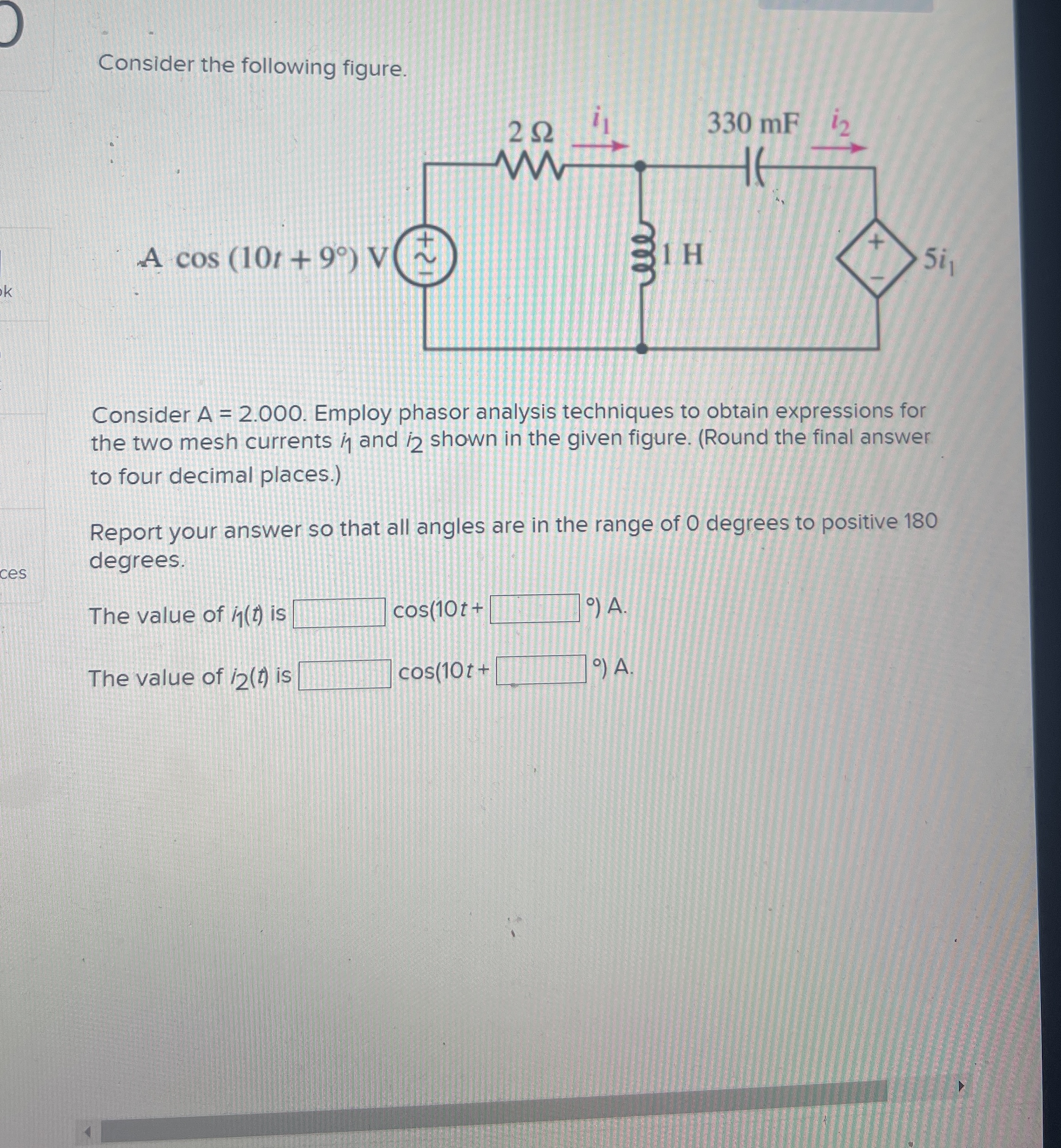 Solved Consider the following figure.Consider A=2.000. | Chegg.com