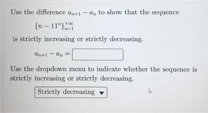 Solved Use the difference an+1 – ar to show that the | Chegg.com