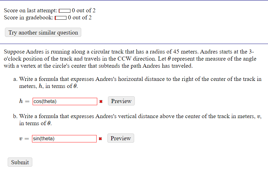 Solved Suppose Andres is running along a circular track that | Chegg.com