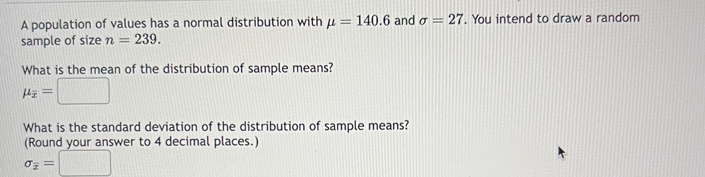 Solved A Population Of Values Has A Normal Distribution With