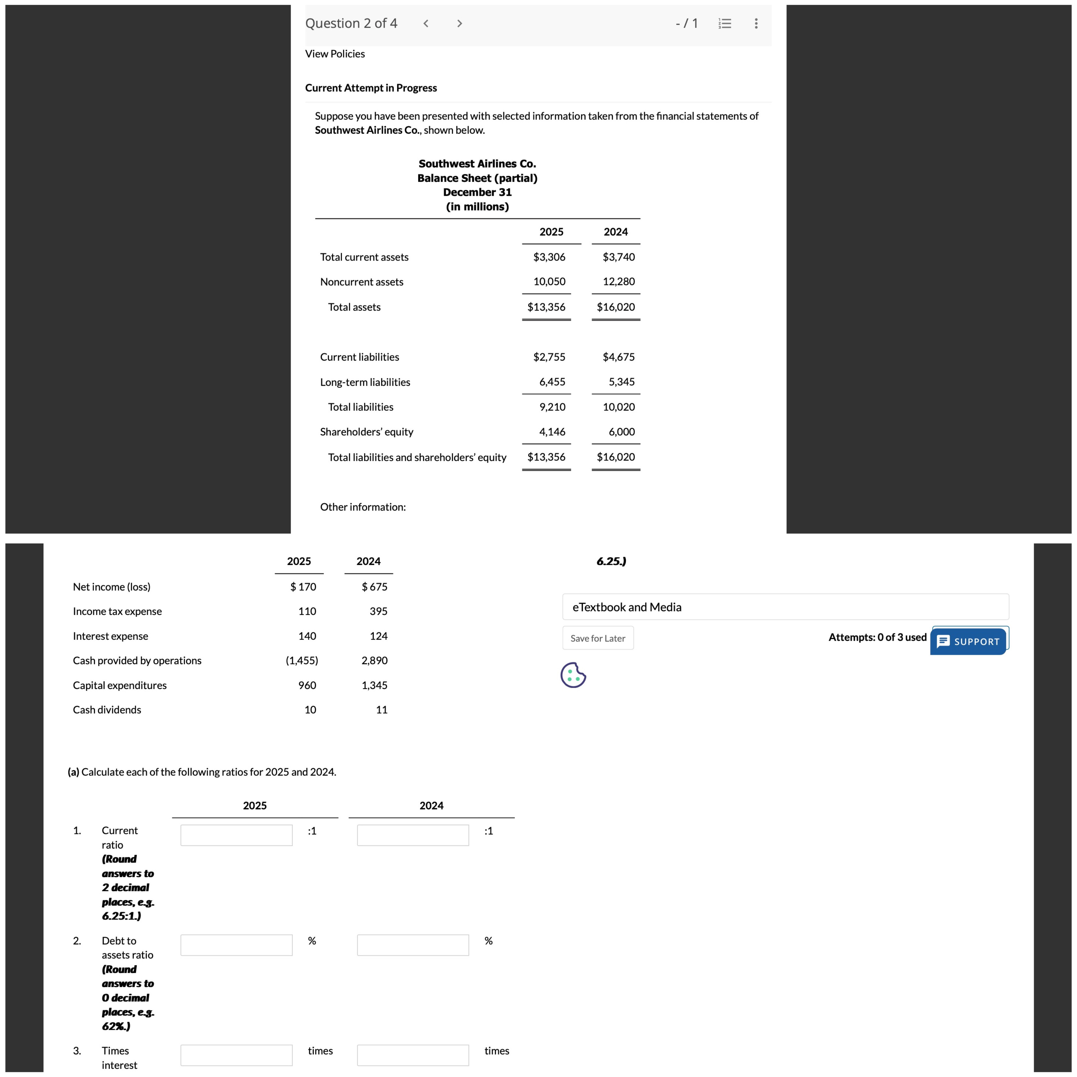 Solved Question 2 ﻿of 4-1View PoliciesCurrent Attempt in | Chegg.com