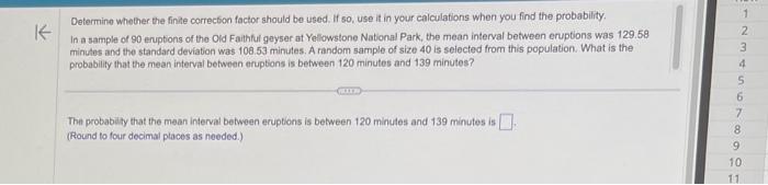 Solved Determine Whether The Finite Correction Factor Should