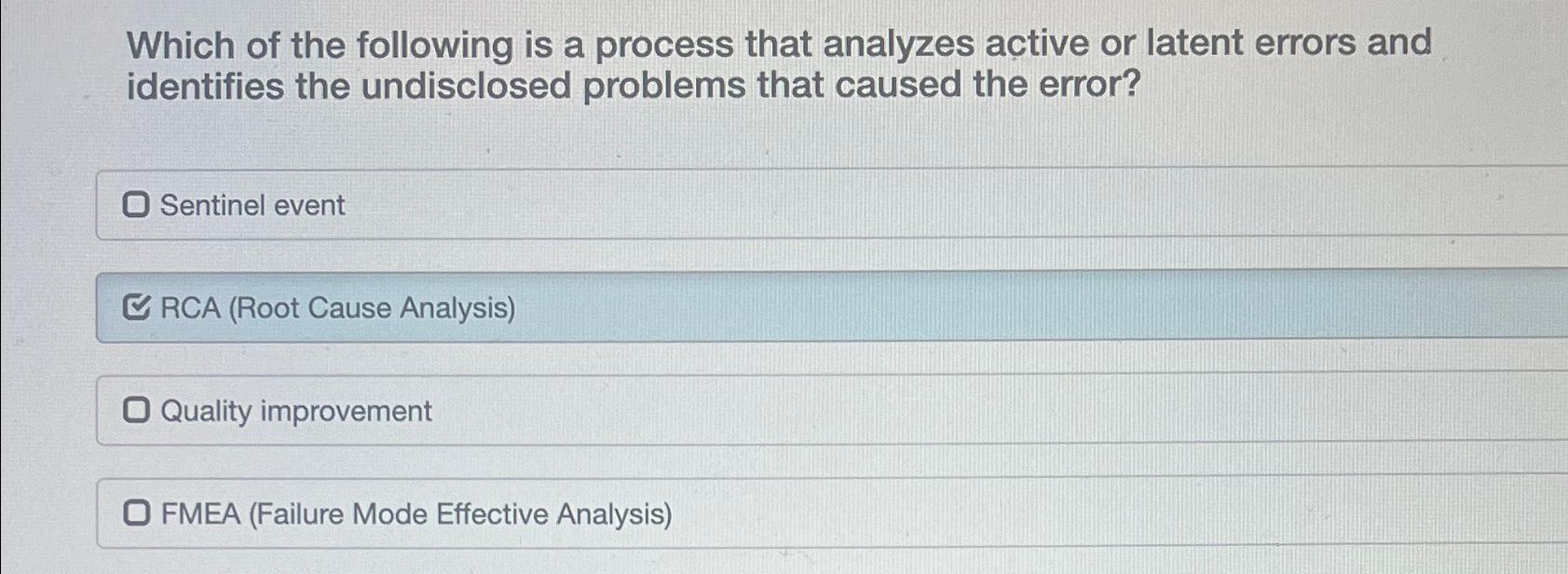 Solved Which of the following is a process that analyzes | Chegg.com