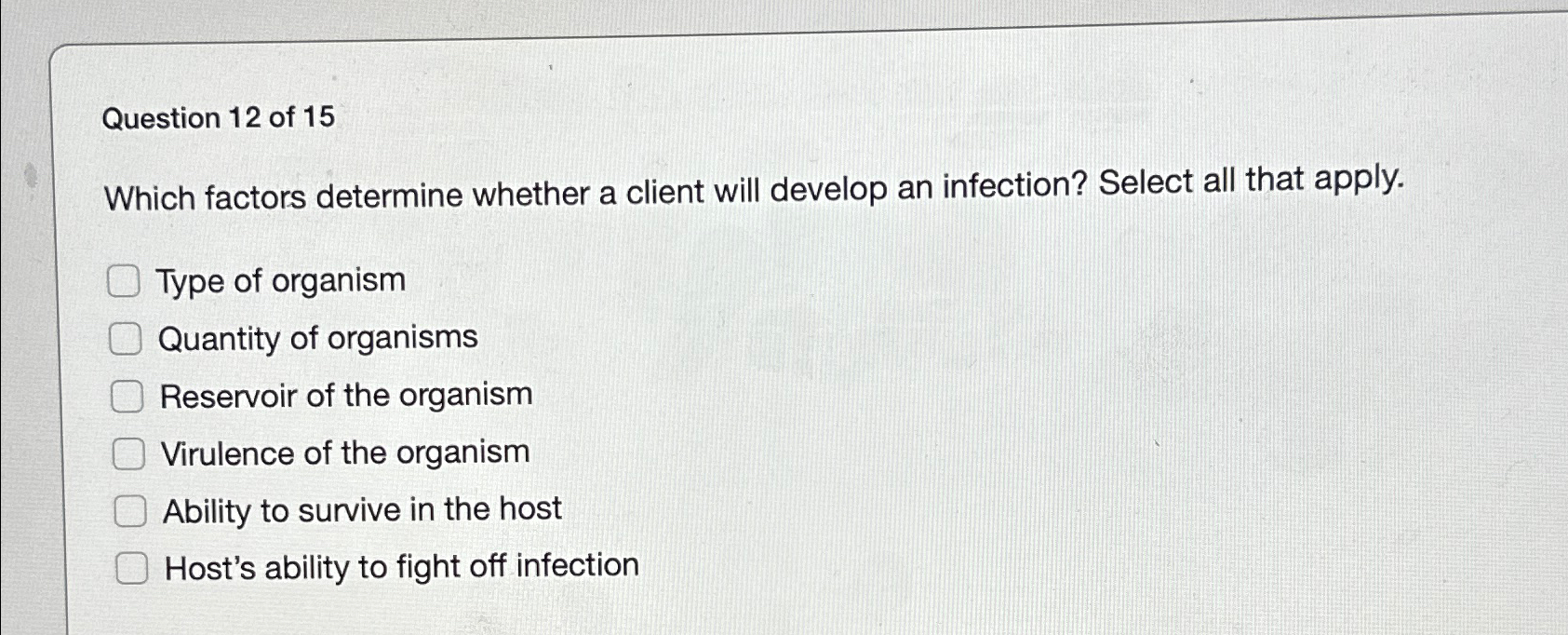 Solved Question 12 of 15Which factors determine whether a | Chegg.com Solved Question 12 of 15Which factors determine whether a | Chegg.com