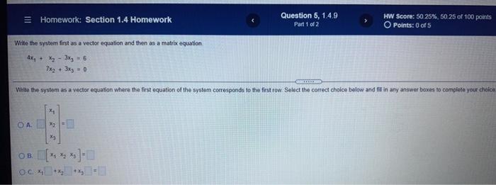 Solved Homework Section 1 4 Homework Question 10 1 4 14