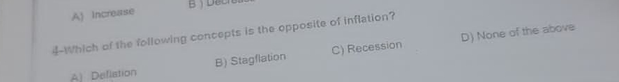 Solved 4-Which of the following concepts is the opposite of | Chegg.com