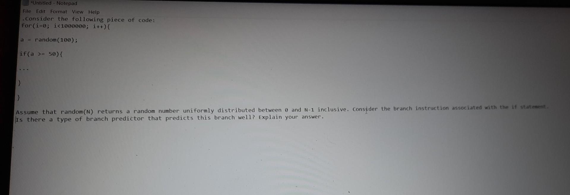 Solved "Untitled - Notepad File Edit Format View Help | Chegg.com