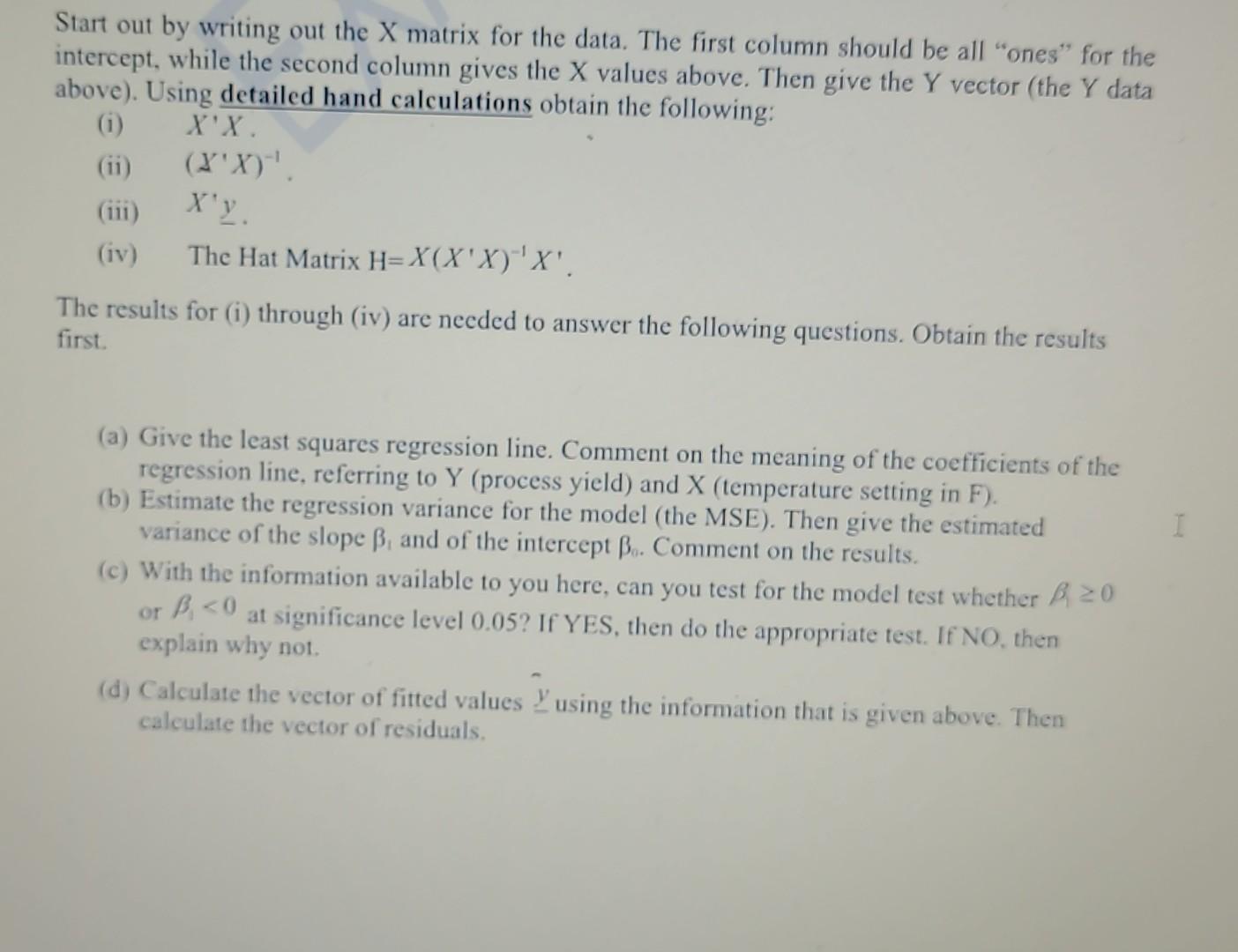Solved 1. In a study on some industrial experiment in which | Chegg.com