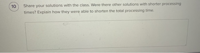 Solved a. Draw a chart or timeline for the parallel | Chegg.com